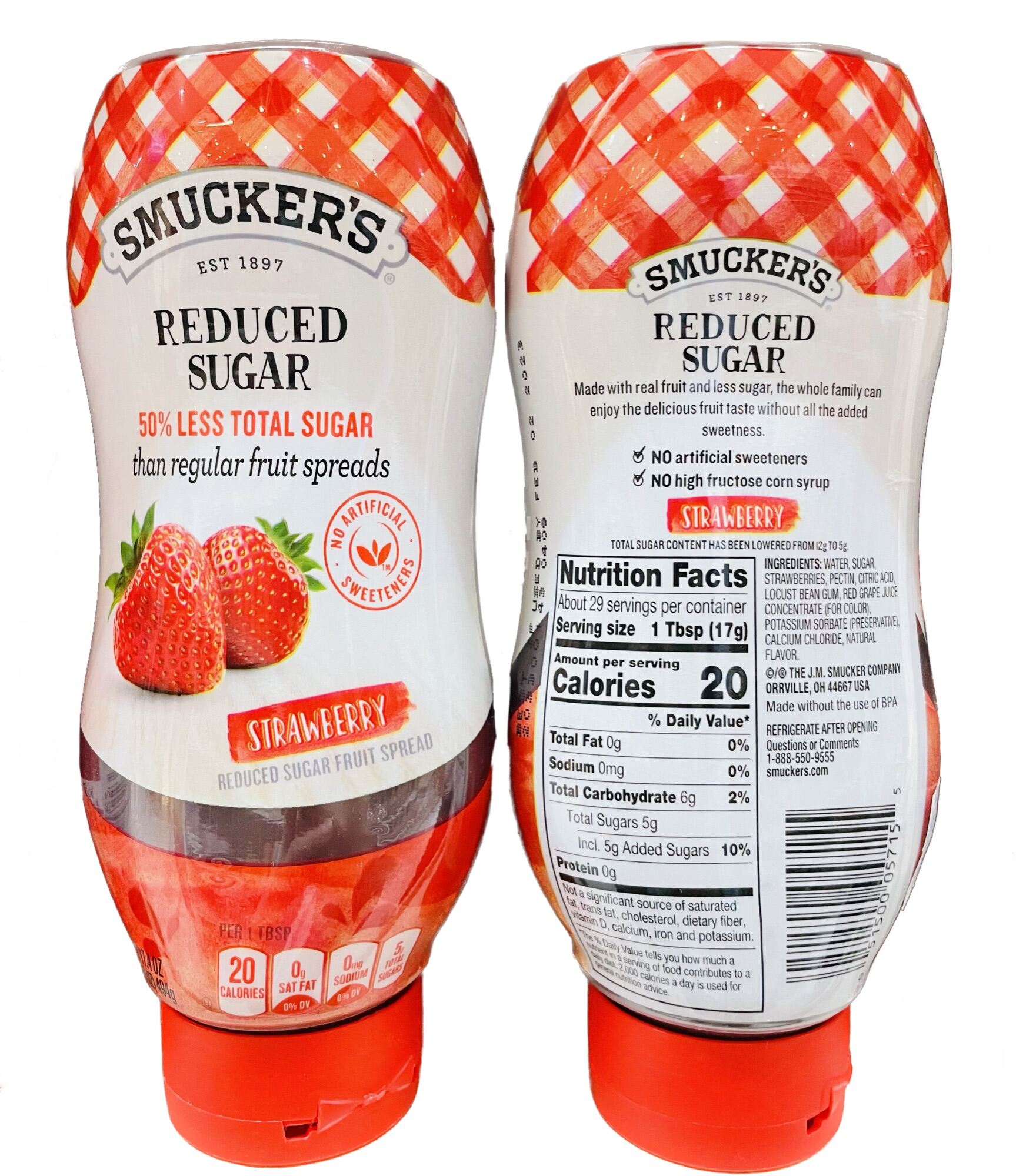 Smuckers Strawberry Jam Label