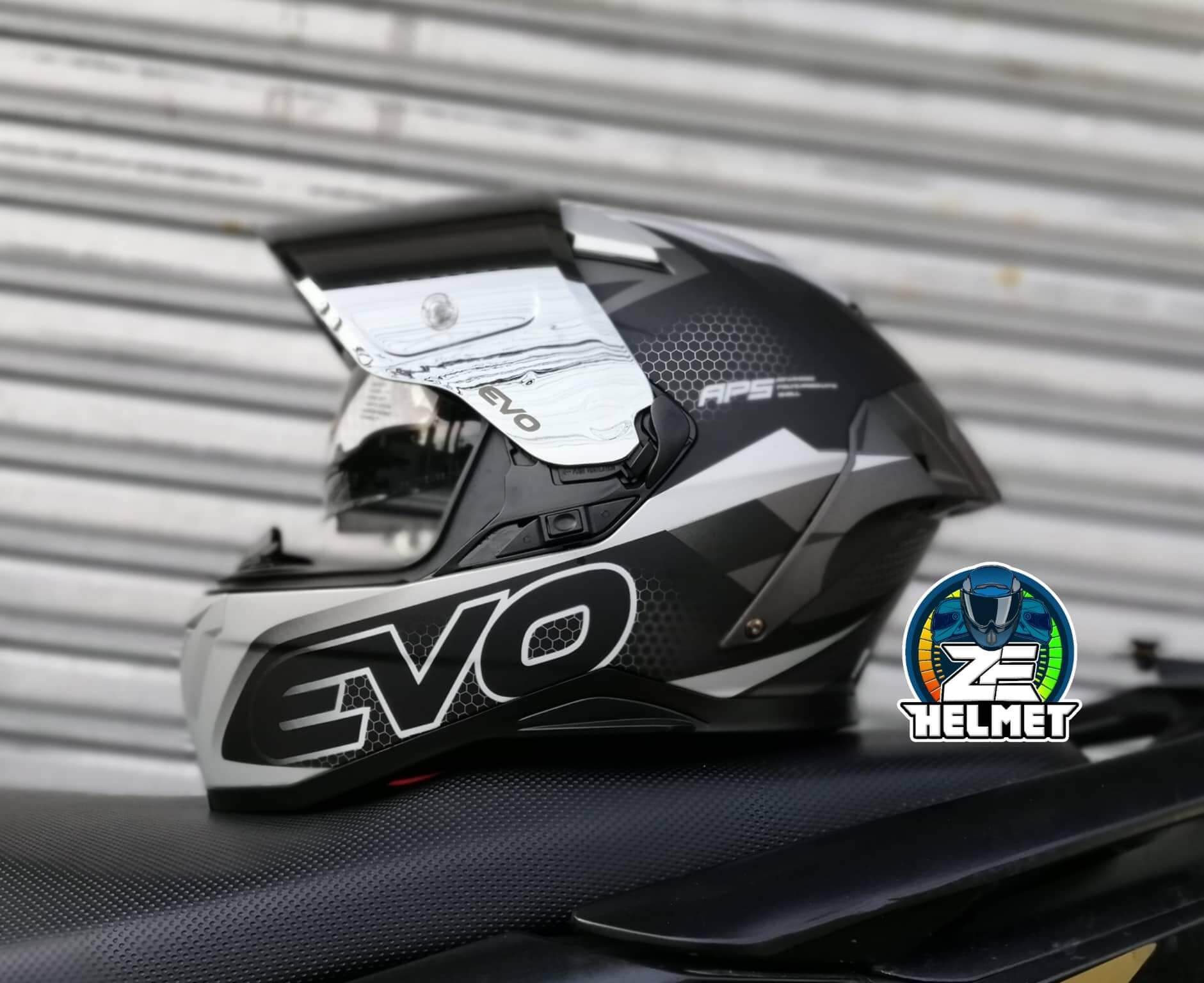 EVO XT-300 APEX FULL FACE DUAL VISOR WITH FREE CLEAR LENS | Lazada PH