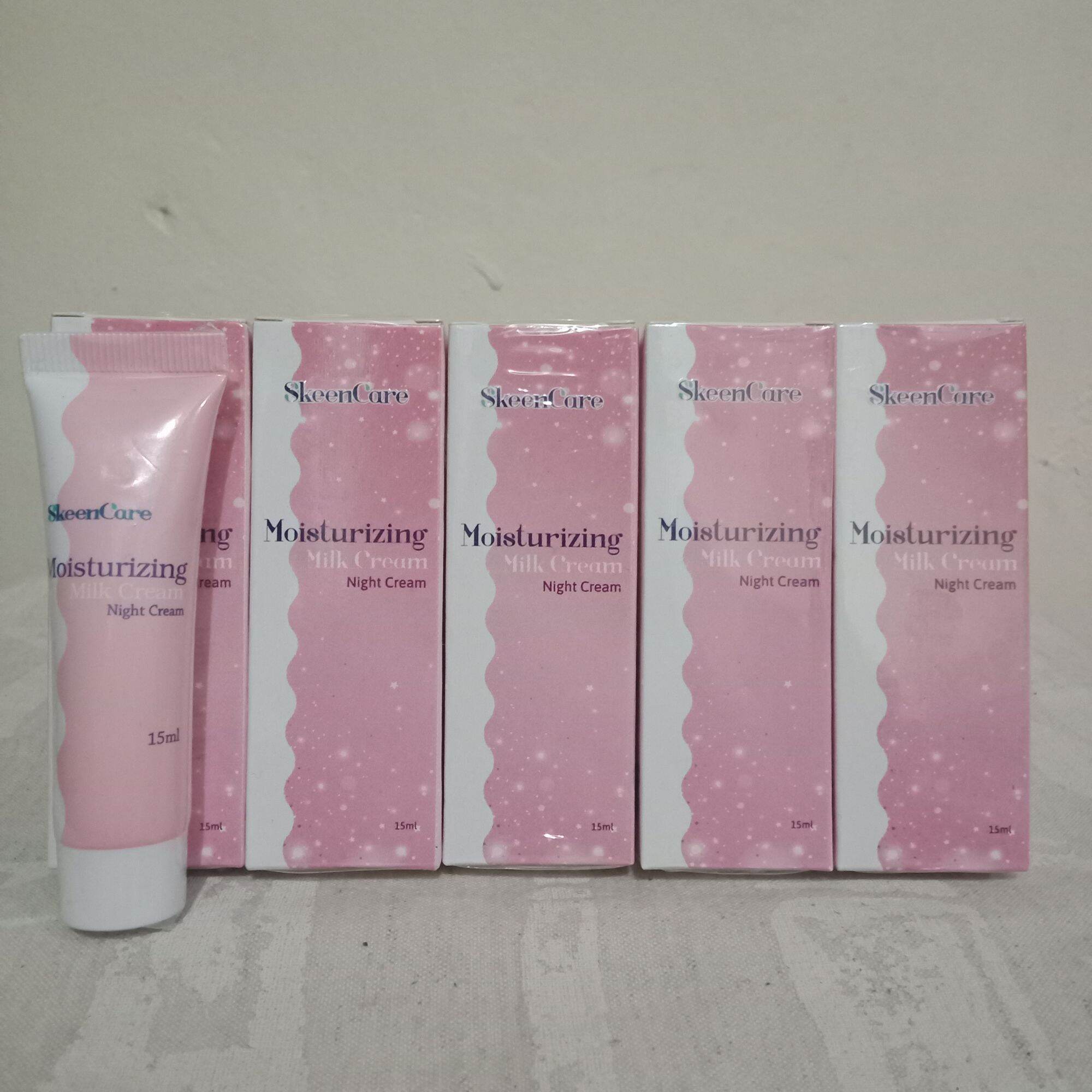 5pcs.Skeen Care Moisturizing Milk Cream Night Cream 15ml | Lazada PH