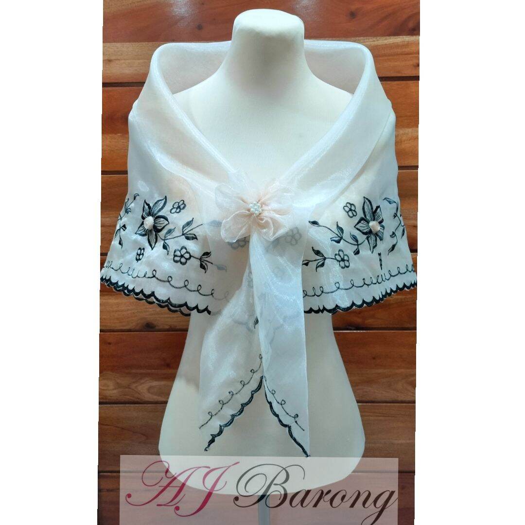 FILIPINIANA ALAMPAY W/HANDMADE FLOWER FOR BROOCH for graduation ...