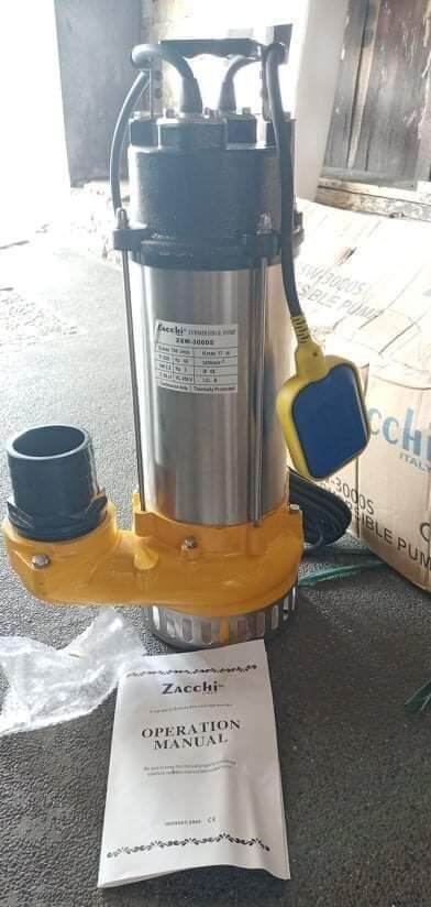 ZACCHI Submersible Pump 2HP w/Floater (Dirty Water) | Lazada PH