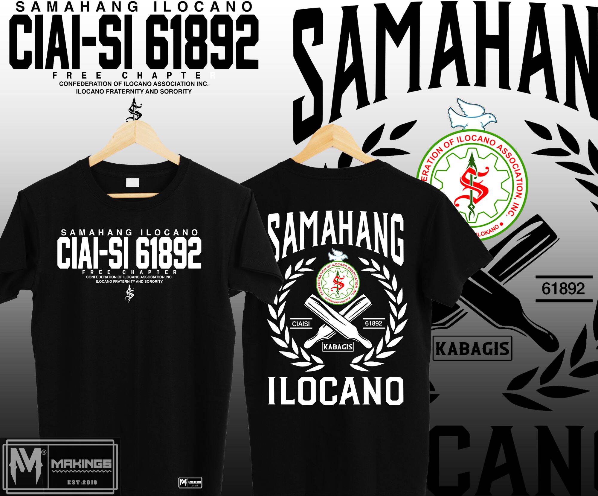 Samahang Ilokano fraternity shirt with free sticker | Lazada PH