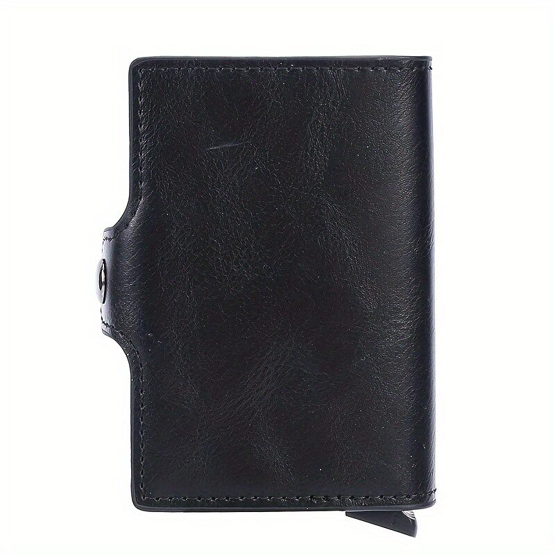 PU Lather Automatic Pop-up Card Clamp,Double Aluminum Alloy Credit Card ...