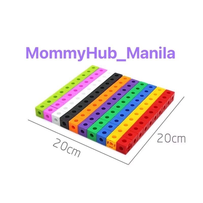 MommyHub Manila Plastic Math Counters Mathematical cubes | Lazada PH