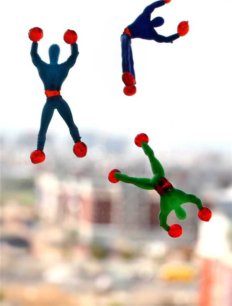 5 Pack Classic Wall Climbing Spider Wall Climbing Superman Rock ...