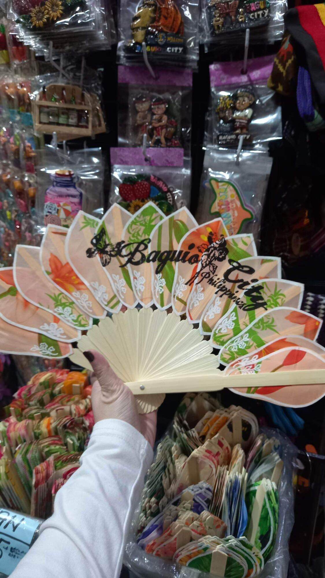 BAGUIO CITY SOUVENIRS BAMBOO HAND FAN PAMAYPAY | Lazada PH