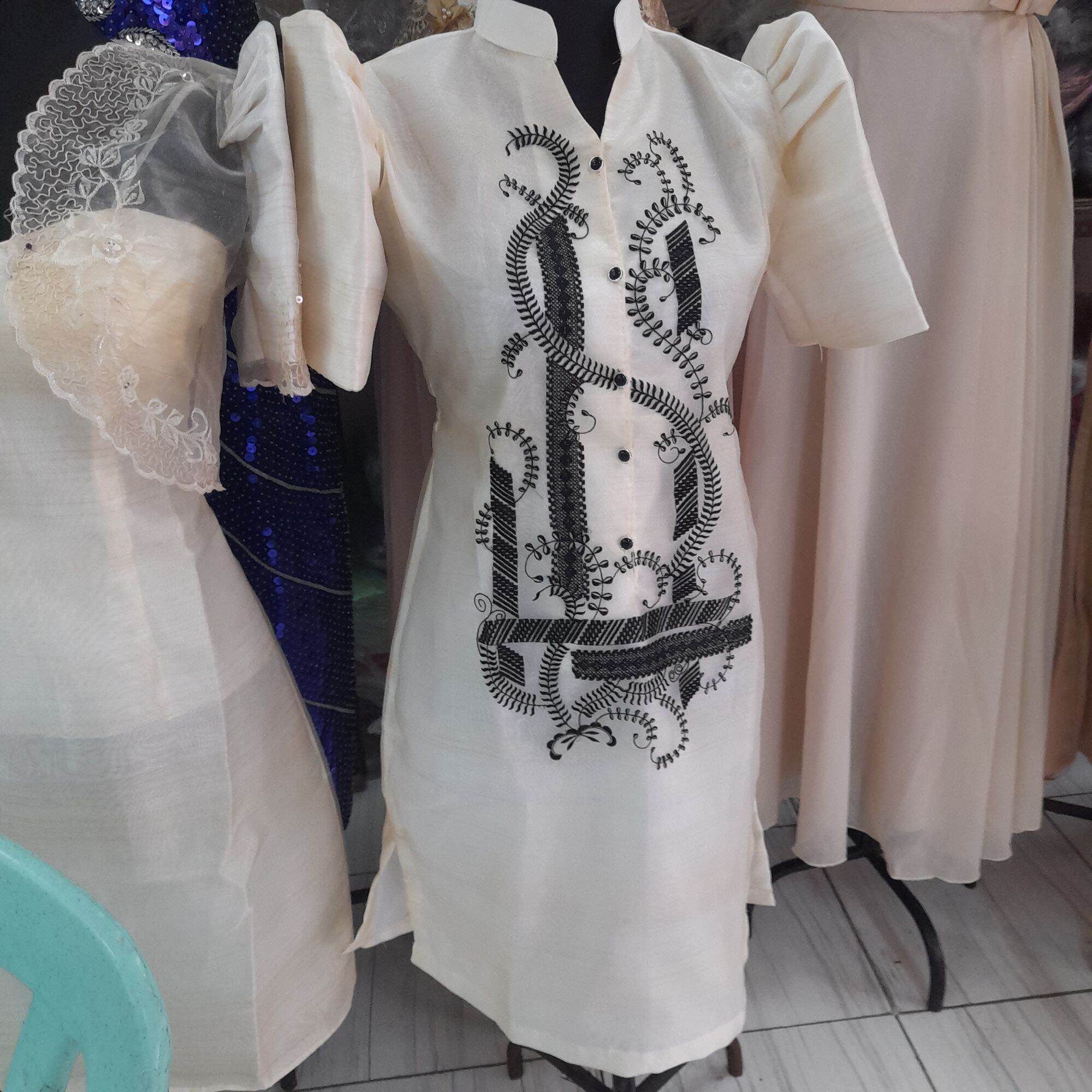 MODERN PILIPIÑIANA LADIES MESTISA IMELDA DRESS BARONG | Lazada PH