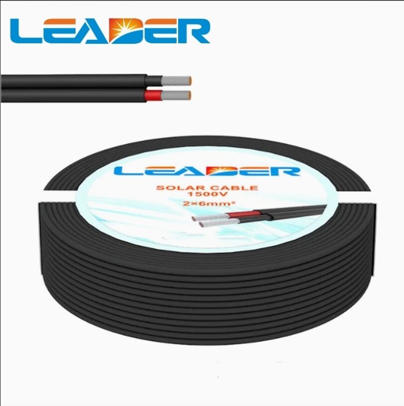 Solar Cable 2x4mm² 2x6mm² Leader PV Wire Twin Core | Lazada PH
