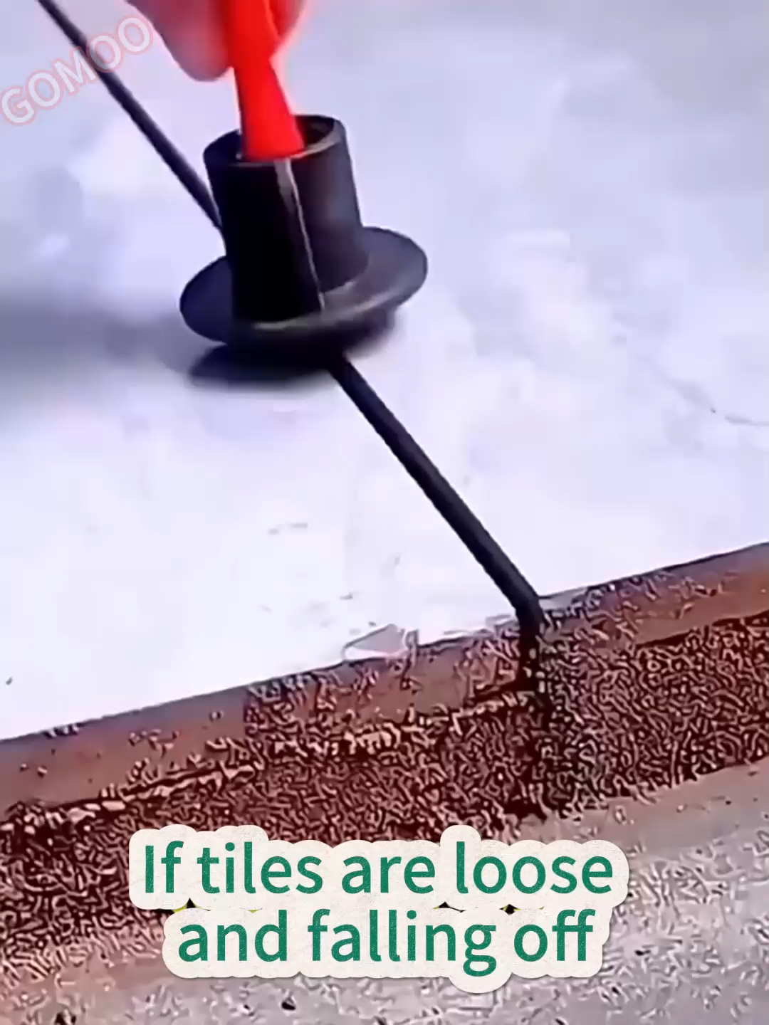 【No Need to Break Tiles!🔧】GOMOO Tile Adhesive Glue 700ML Drill-Free Fix ...