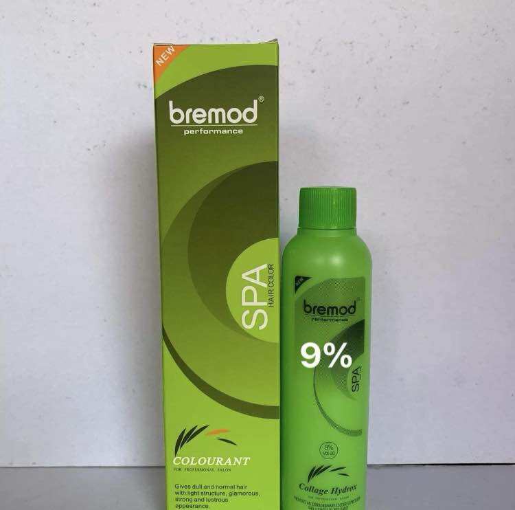 Bremod Hair Colorant 4.5 (Red Chestnut) Set plus Oxidation/Oxidant ...