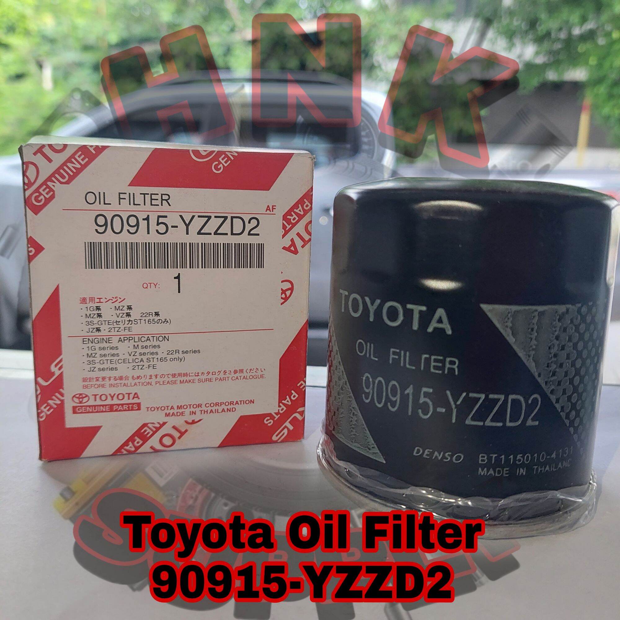 TOYOTA OIL FILTER YZZD2 ( INNOVA FORTUNER HI-ACE HI-LUX) | Lazada PH