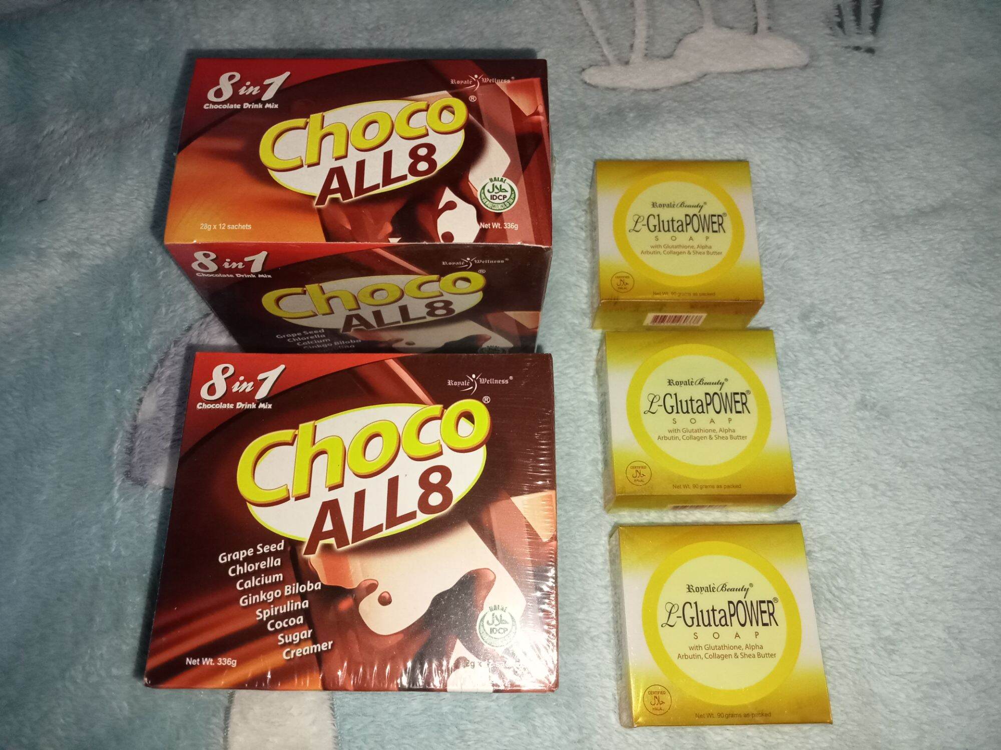 Royale Choco All-8 with L-Gluta/Kojic/Anti-aging soap Authentic Pic You ...