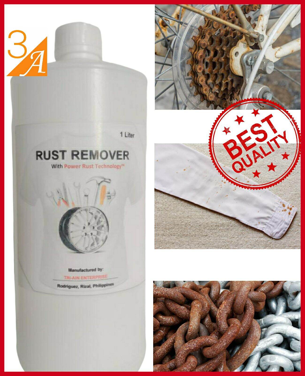 Fabric & Metal Rust Remover 1 Liter/1000ml TANGGAL KALAWANG | Lazada PH