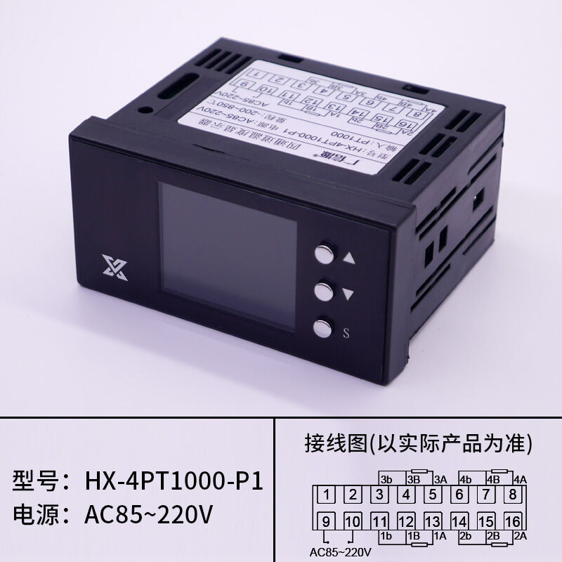 Multi-Channel Temperature Display Four-Way Digital Display Thermometer ...