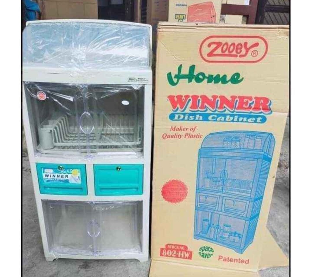 COD ZOOEY HOME WINNER DISH CABINET | Lazada PH