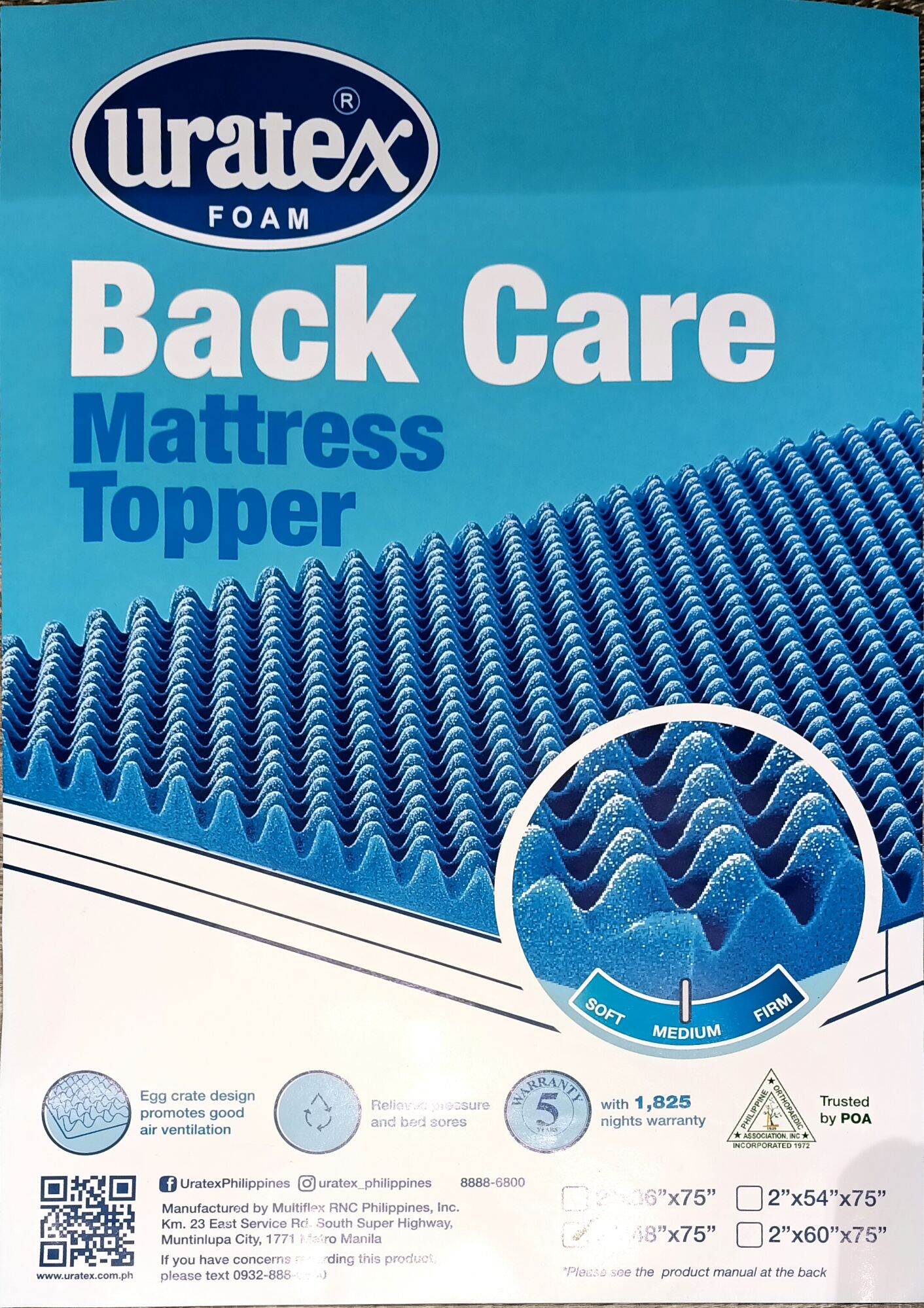 Uratex Back Care Mattress Topper | Lazada PH
