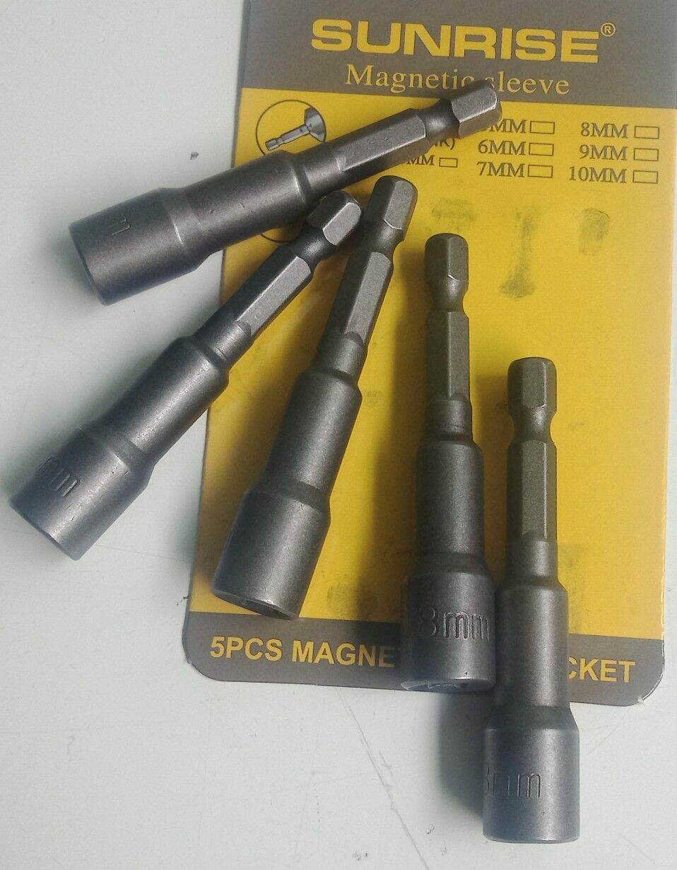 Sunrise magnetic sleeve/texscrew adapter 8mm 5pcs | Lazada PH