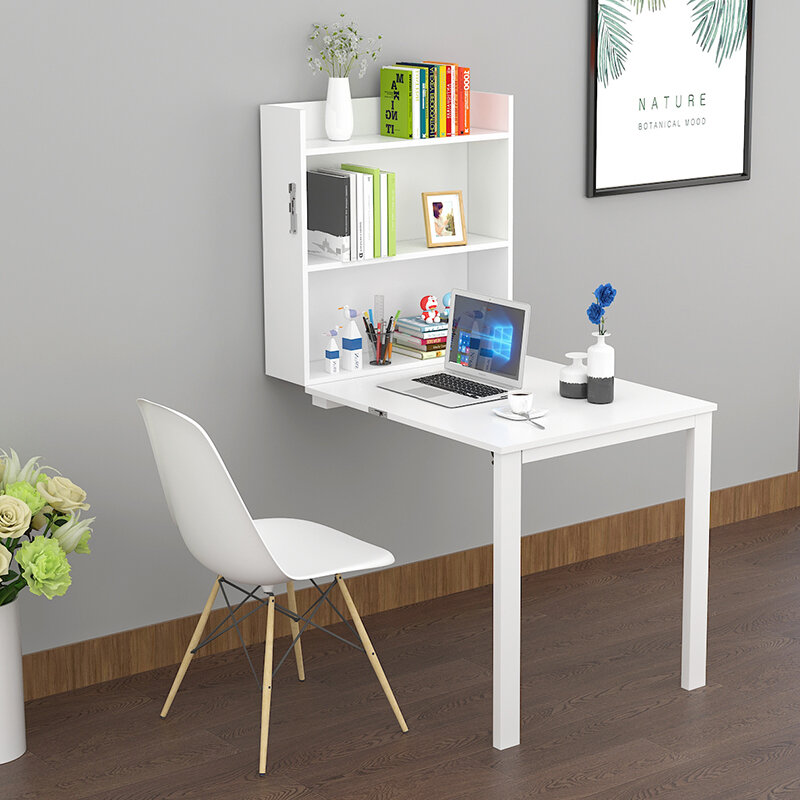 Wall-Mounted Foldable Dining Table Bar Counter Small Apartment ...