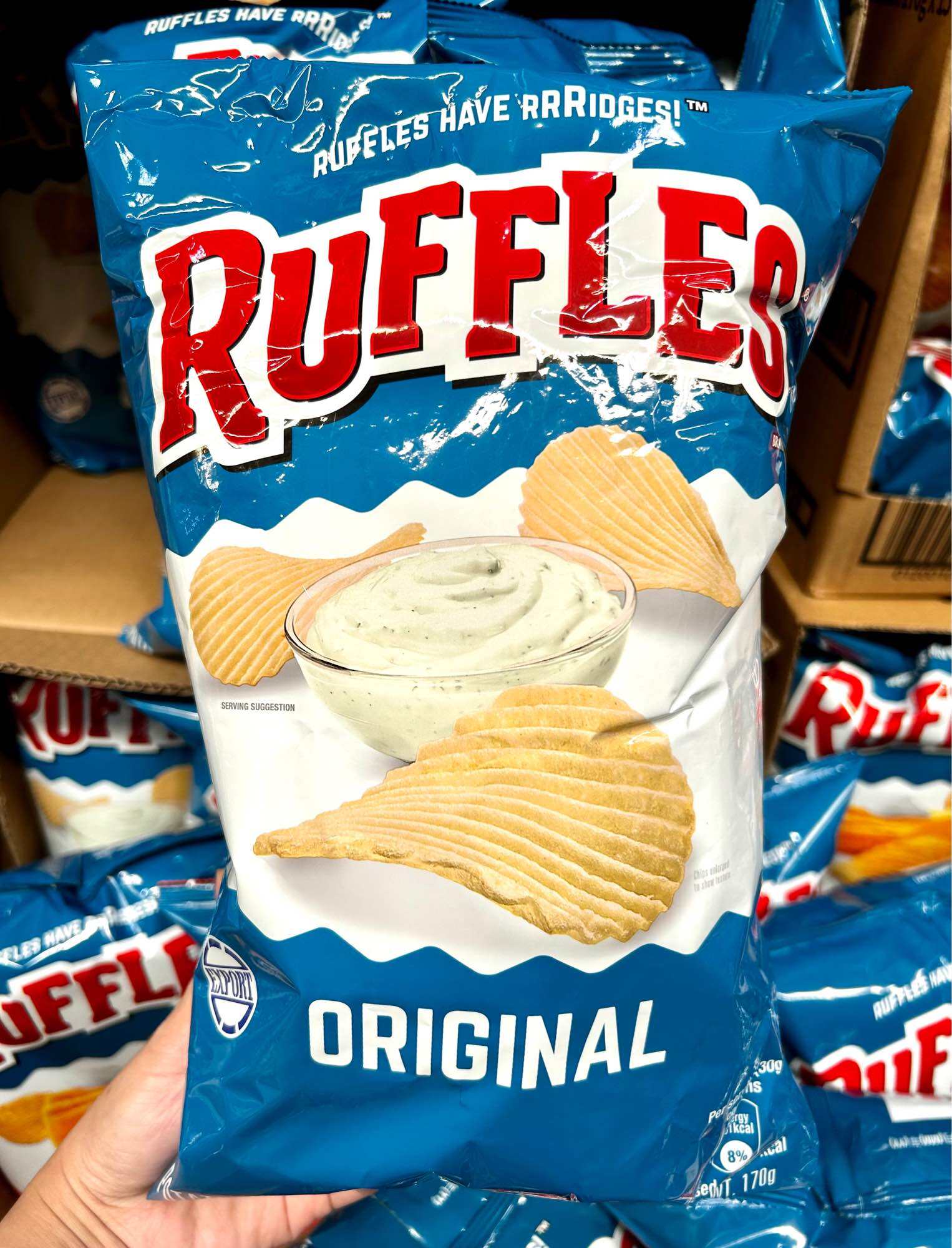 Ruffles Original Potato Chips 180g | Lazada PH