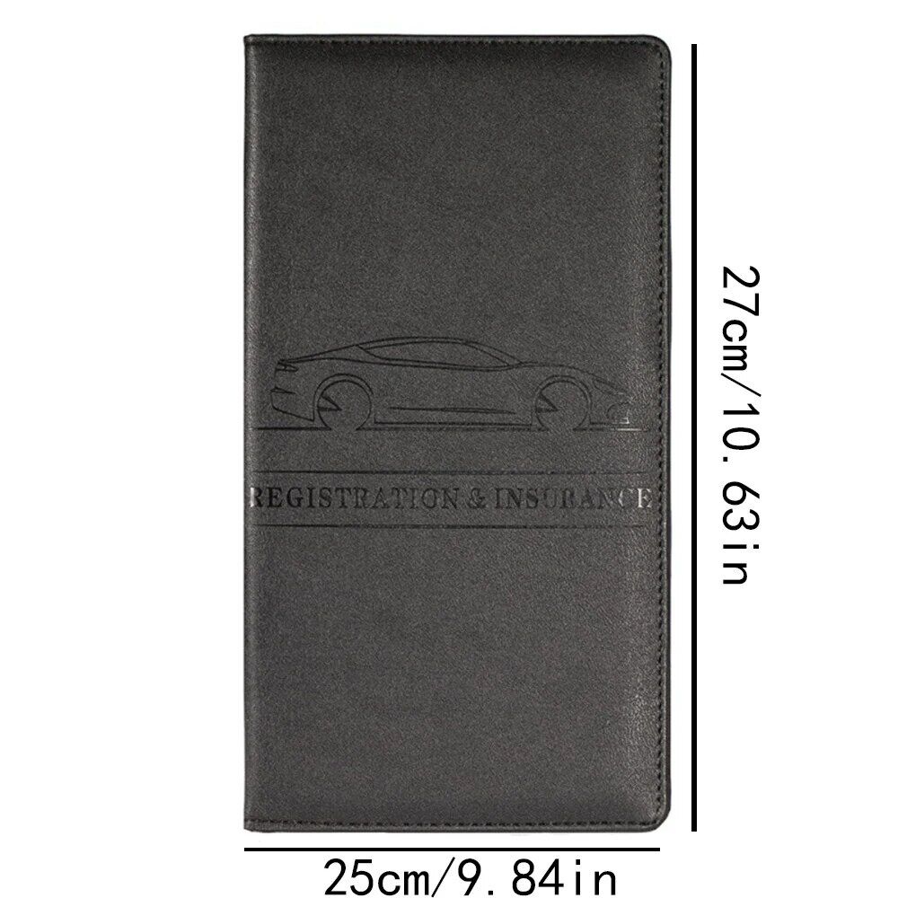 Wallet Men Passport Pu Covers Leather Black Auto Driver License Case ...