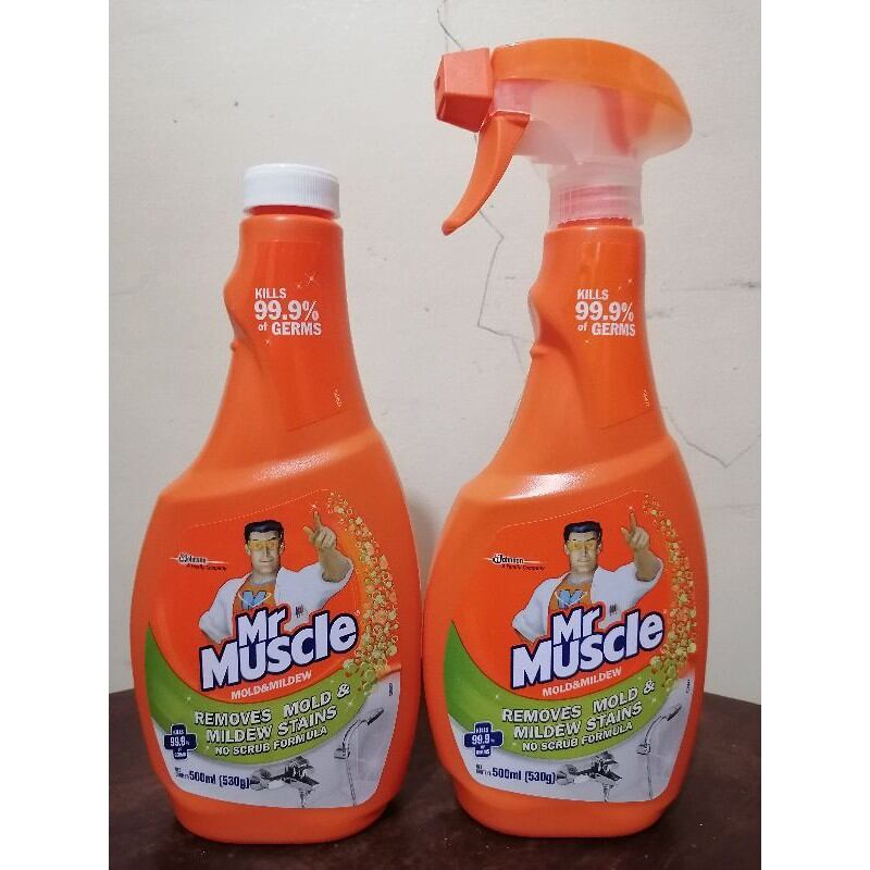 Mr. Muscle Mold and Mildew Spray 500ml w/ Refill 500ml | Lazada PH