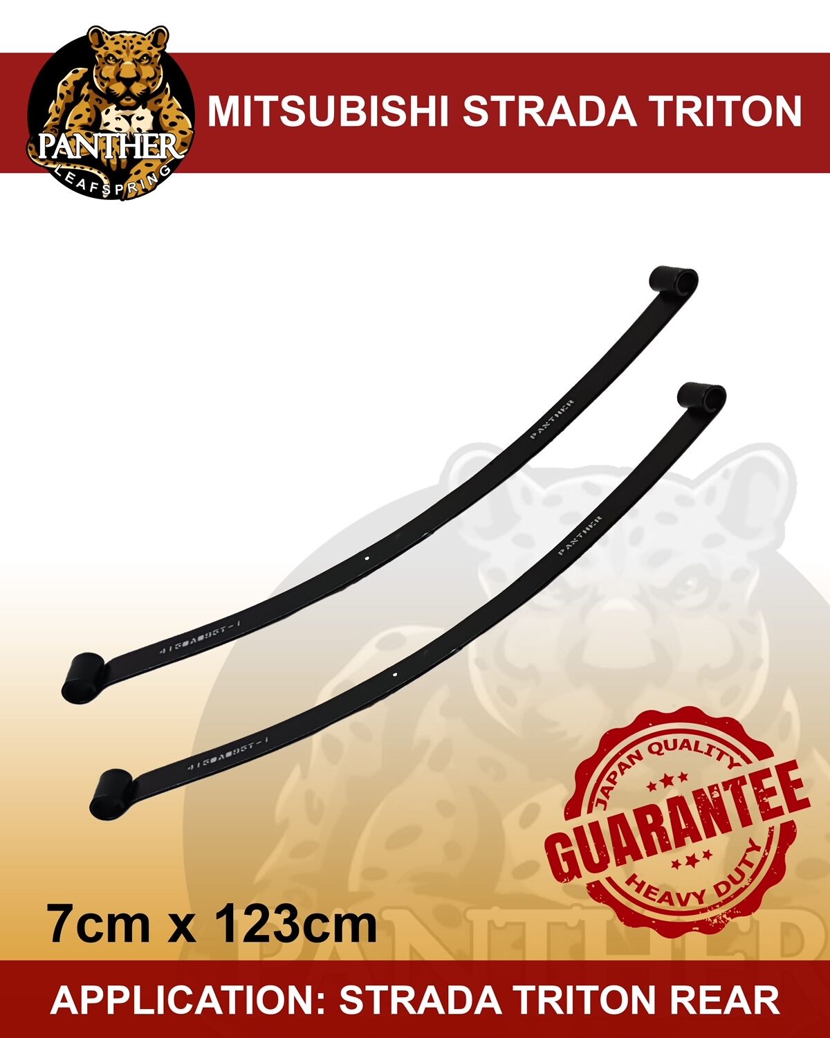 Molye / Leaf Spring for Mitsubishi Strada Triton Rear (MATIBAY) | Lazada PH