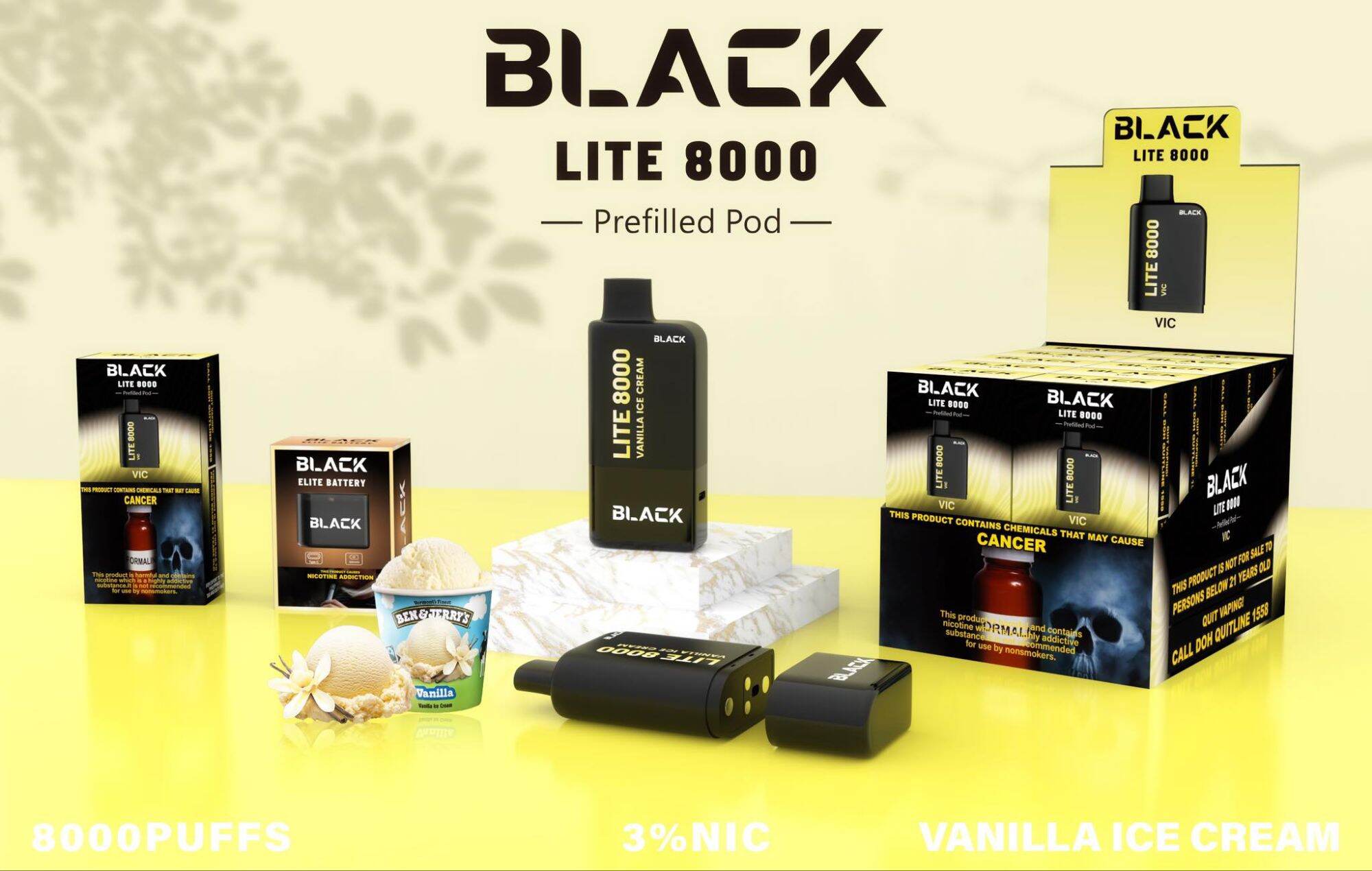 BLACK LITE 8000 PREFILLED ONLY | Lazada PH