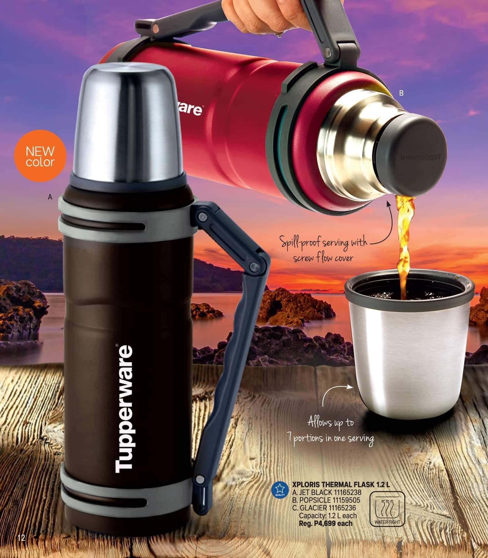 XPLORIS Thermal Flask by Tupperware®️ (1.2L) | Lazada PH