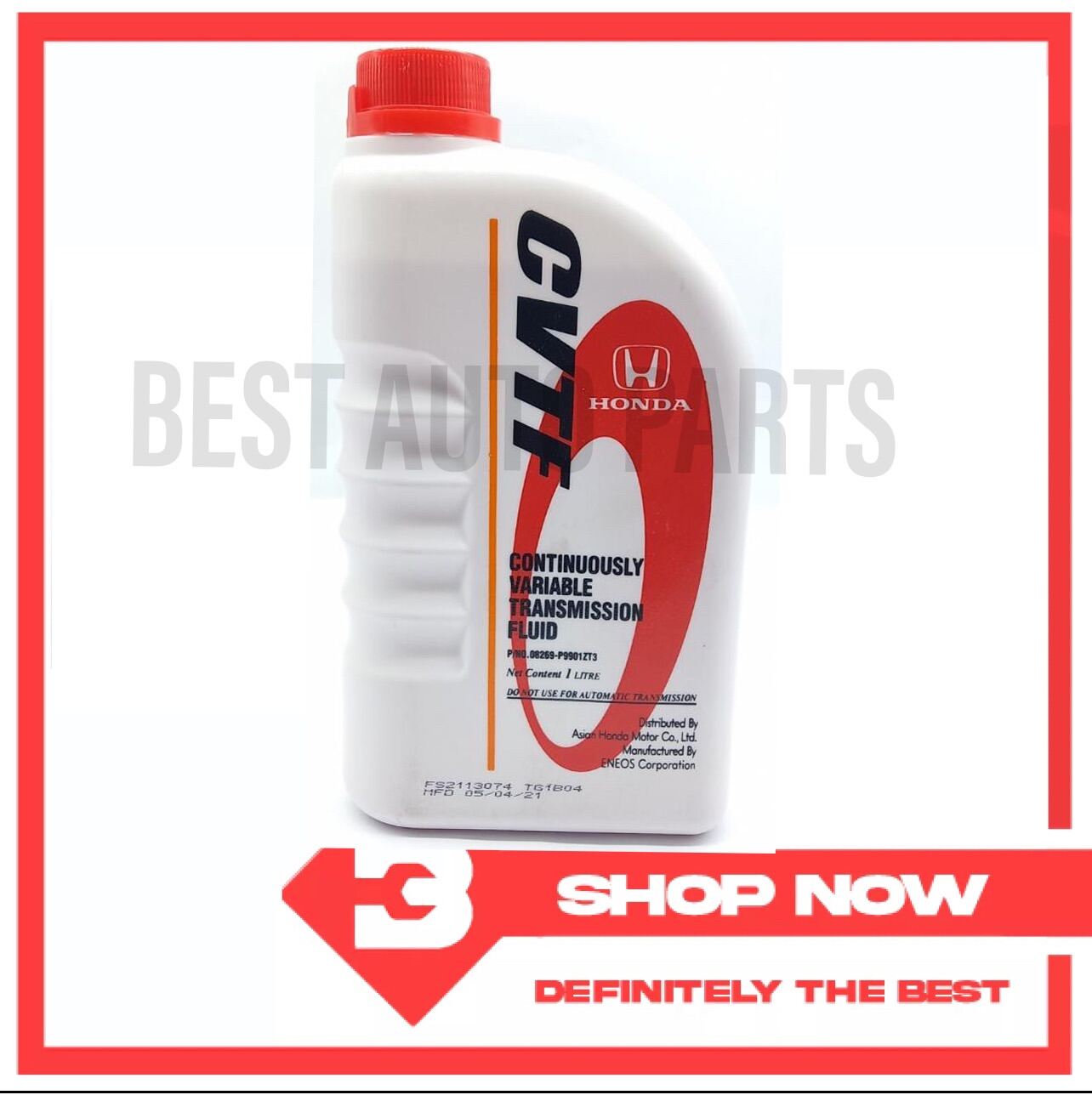 Genuine Honda CVTF Continuously variable transmission Fluid 1 Liter ...