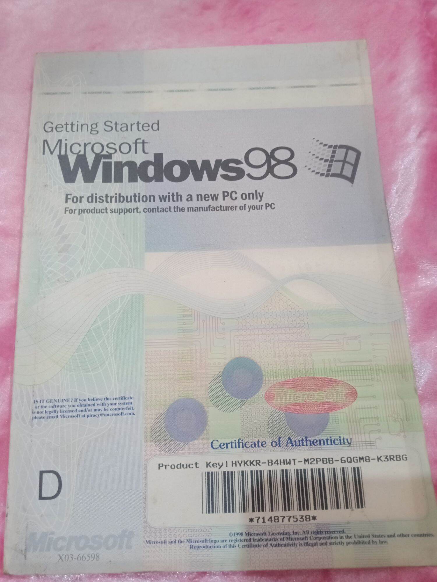Microsoft windows 98 getting started | Lazada PH
