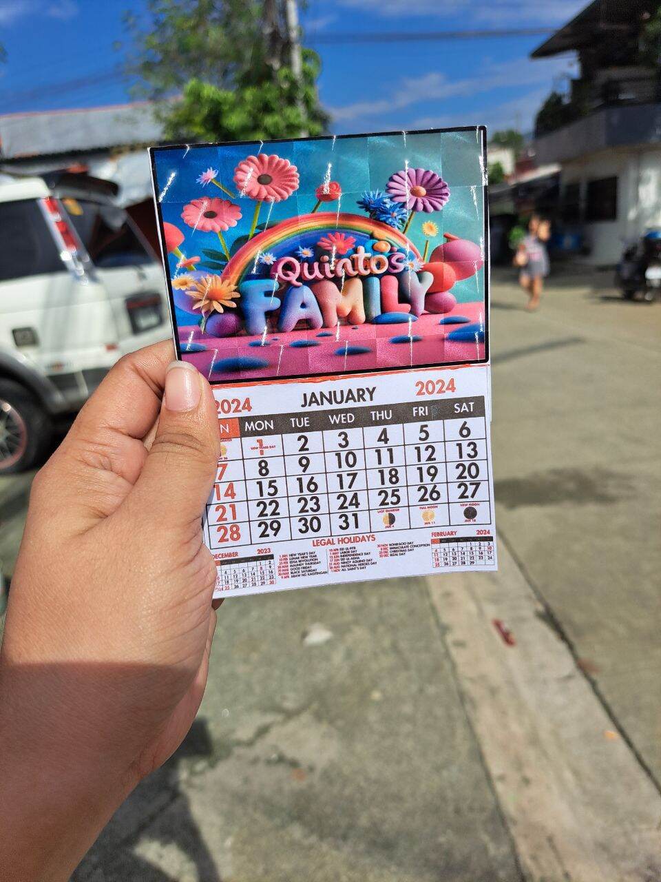 Mini Ref Magnet Calendar Customized | Lazada PH