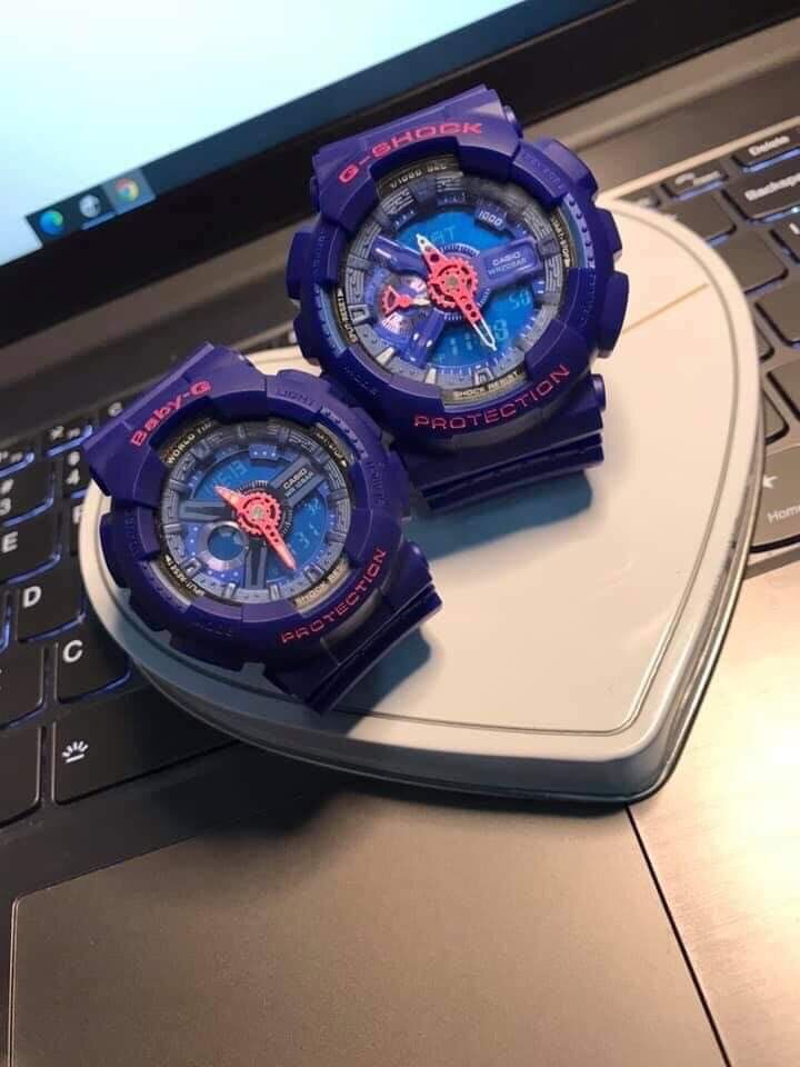 GA110 series dual time watch oem japan movement couple with 3months ...