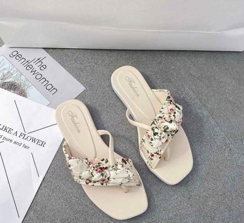 Floppy Fashion Floral Sandals | Lazada PH