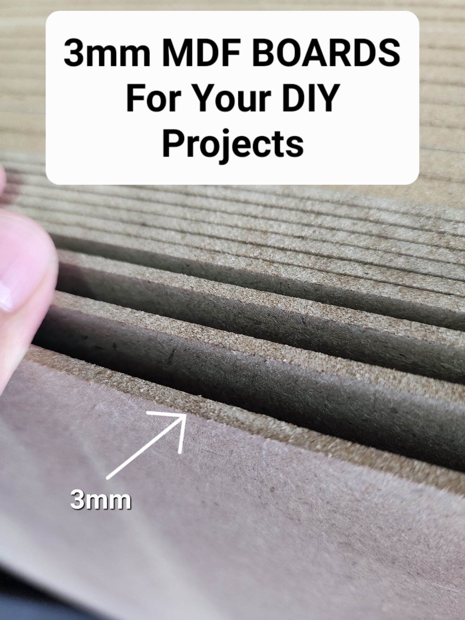 3mm MDF Boards - Super Smooth | Lazada PH