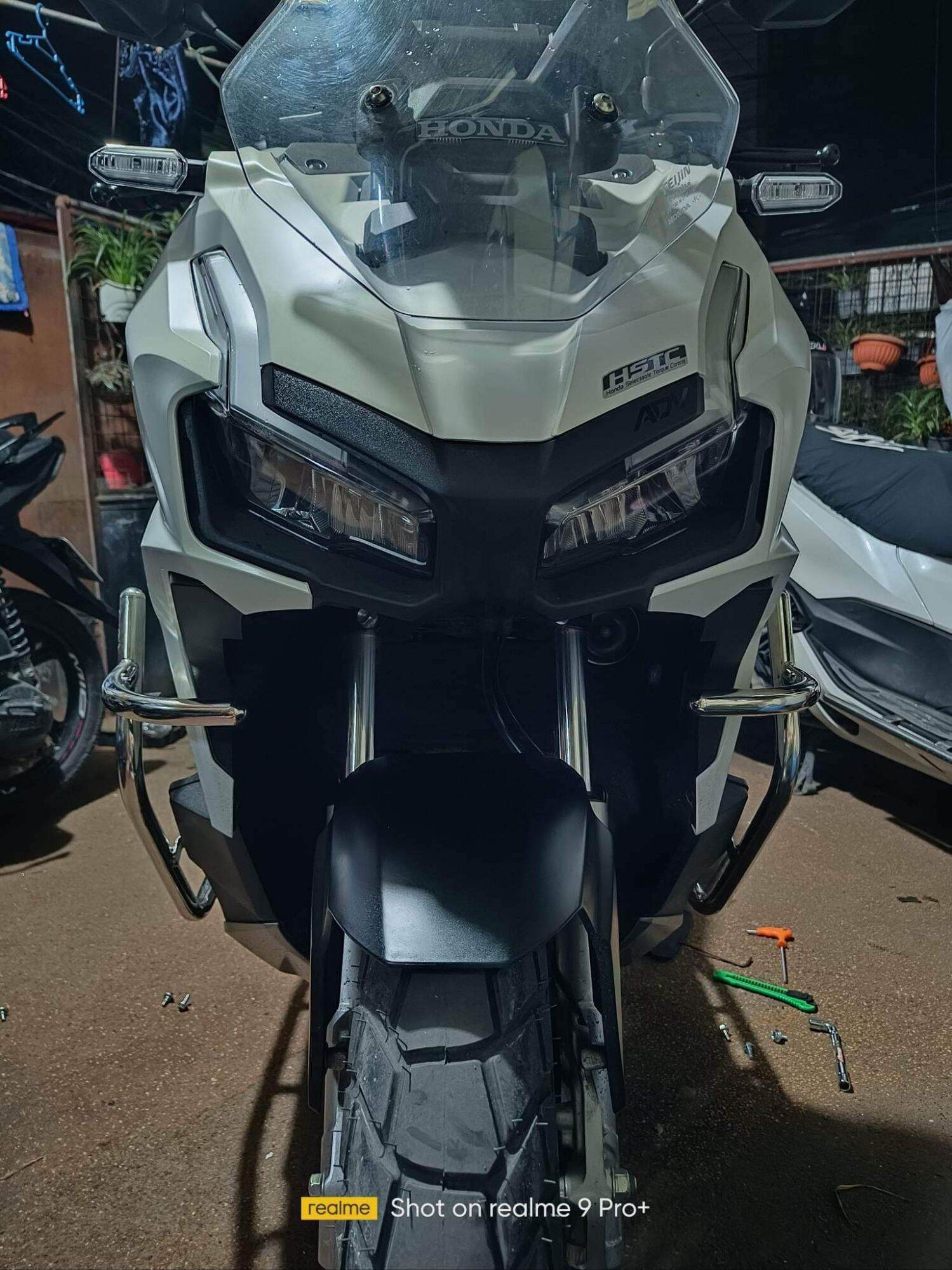 HOND ADV160 adv 160 HALF STAINLESS CRASHGUARD (304 STAINLESS) | Lazada PH