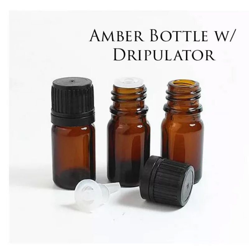 10/15/30/50ml Amber Glass Bottle with Dripulator Euro Dropper Orifice ...