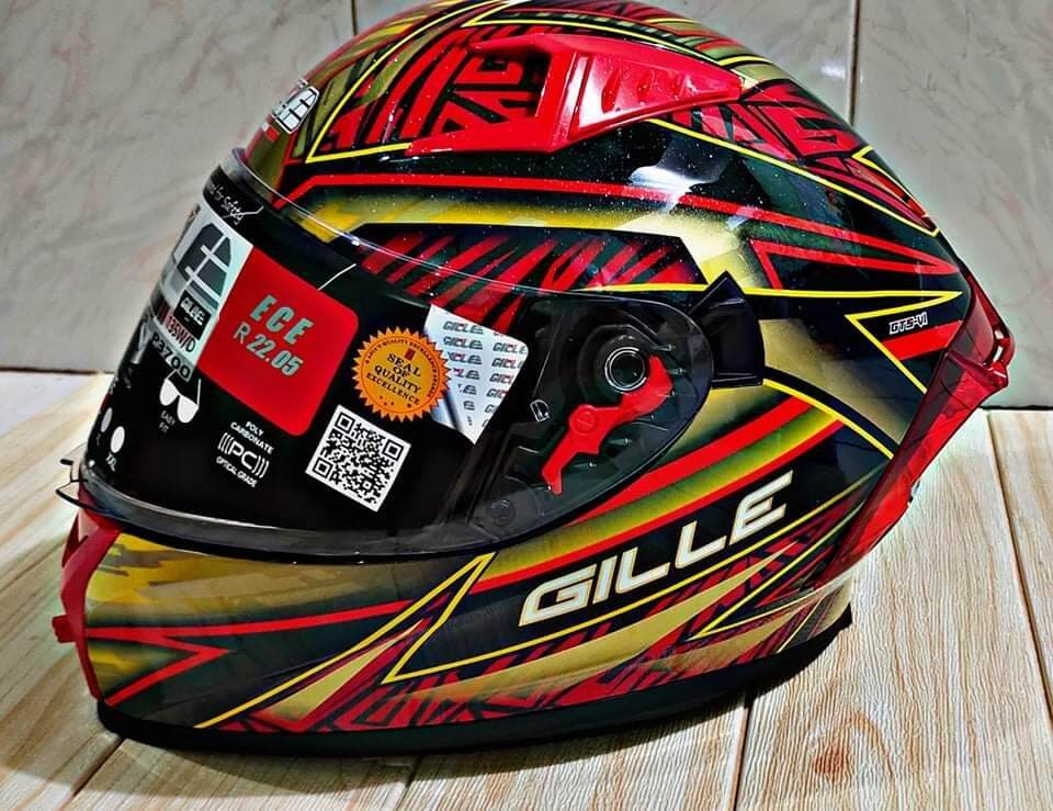 Gille Original Helmet Red - Gille Helmet Red | Lazada PH