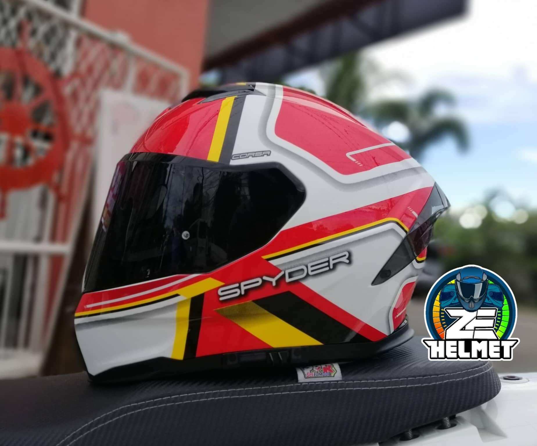 SPYDER CORSA GD S3 RED YELLOW | Lazada PH