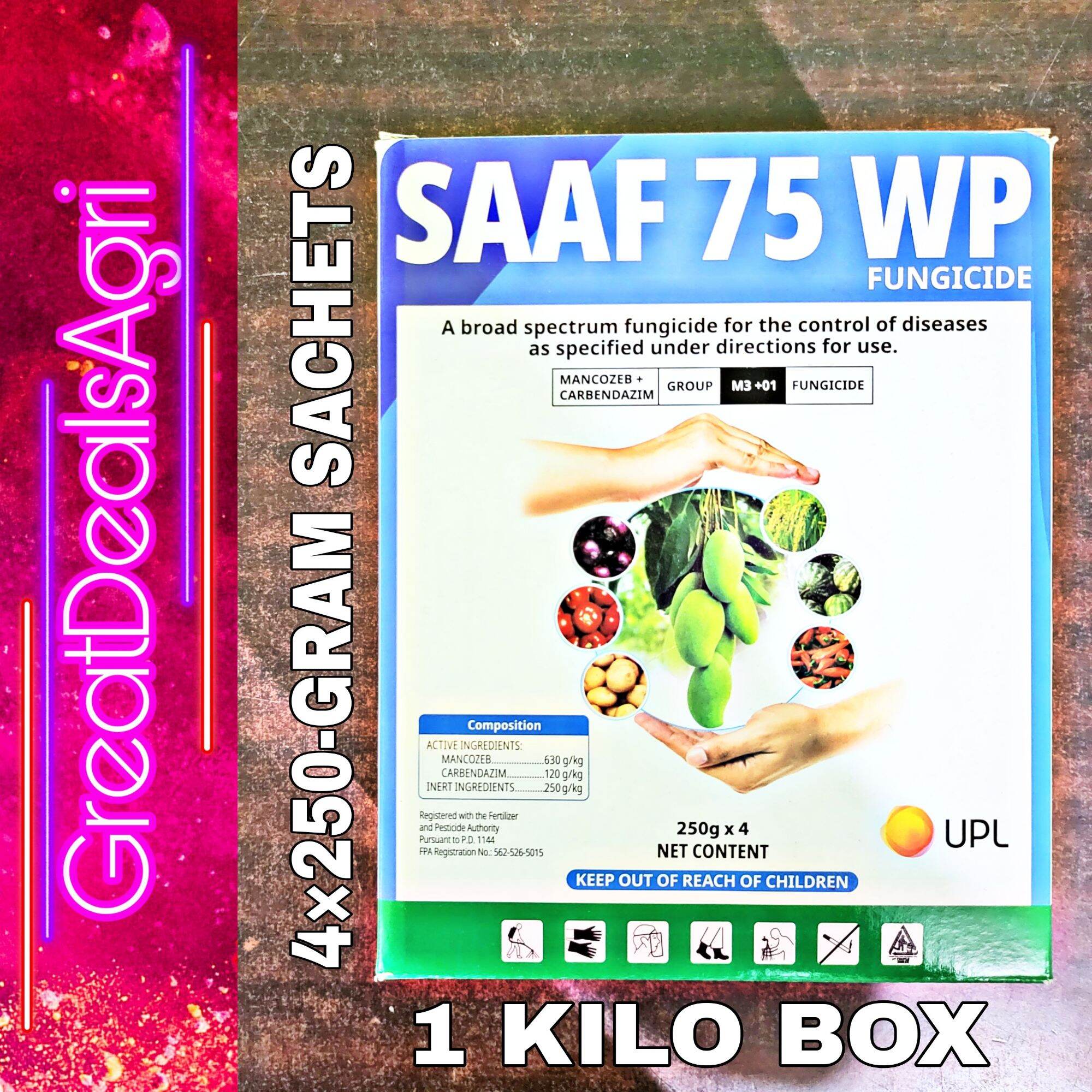Saaf 75 Wp Mancozeb Carbendazim Fungicide 1 Kilo Box By Upl Lazada Ph