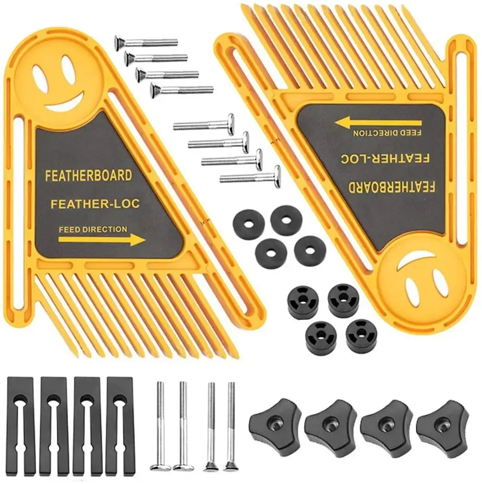 2 Pack Feather Board Double Feather Loc Board Adjustable Woodworking ...