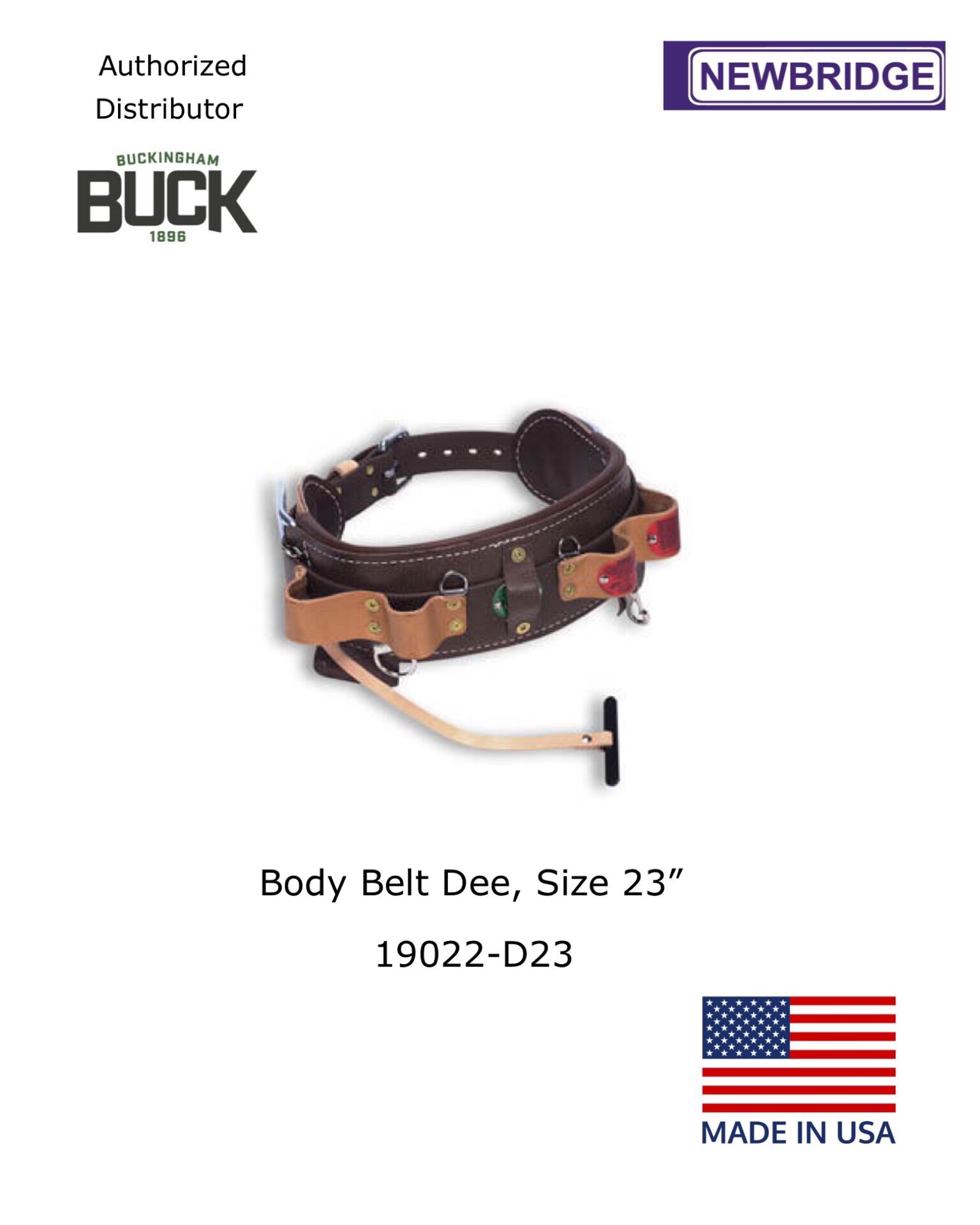 Buckingham Lineman Safety ,Body Belt 19022-D23 by Newbridge | Lazada PH