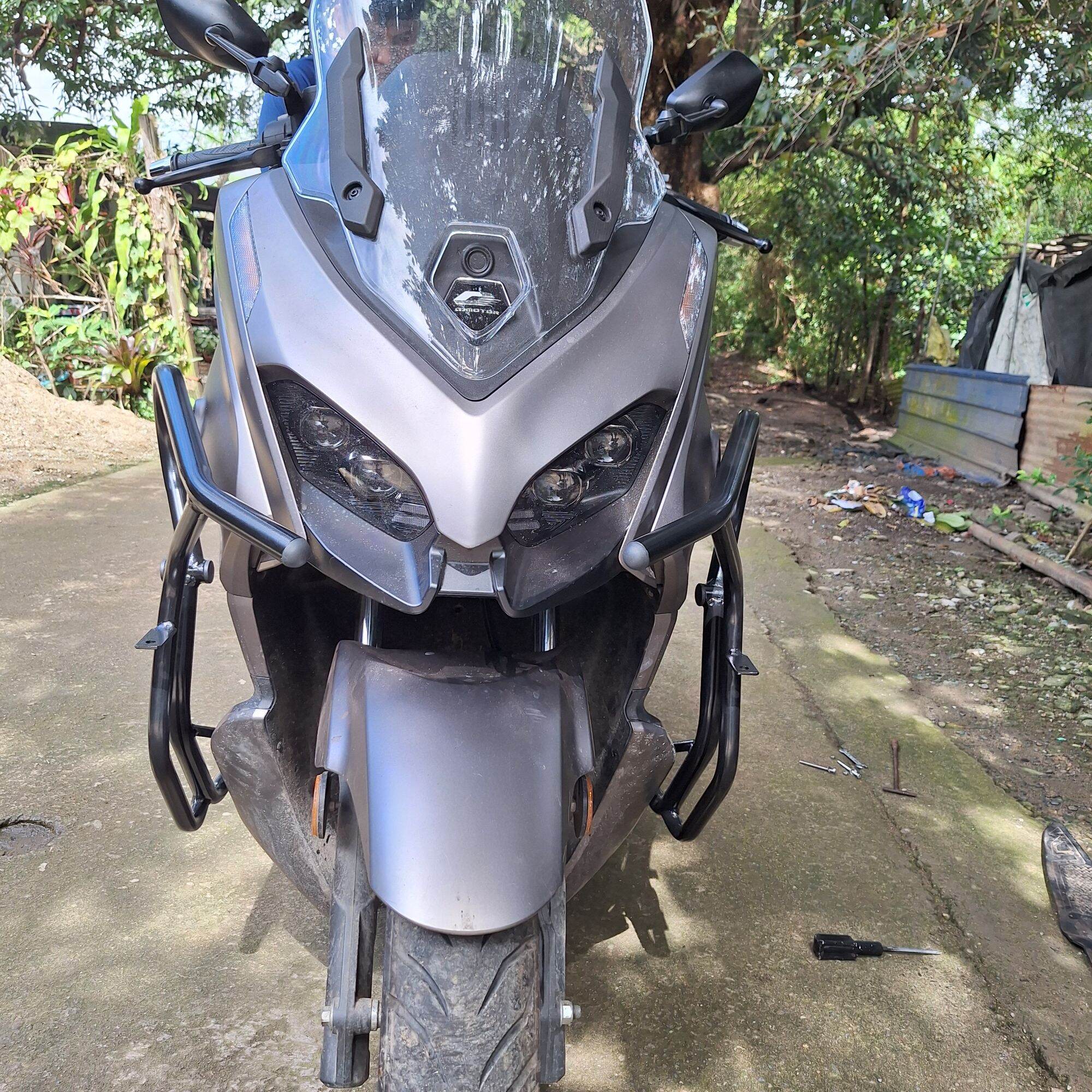 QJ Motors Fortress 160 CRASHGUARD FULL DESIGN (powdercoated)heavy-duty ...