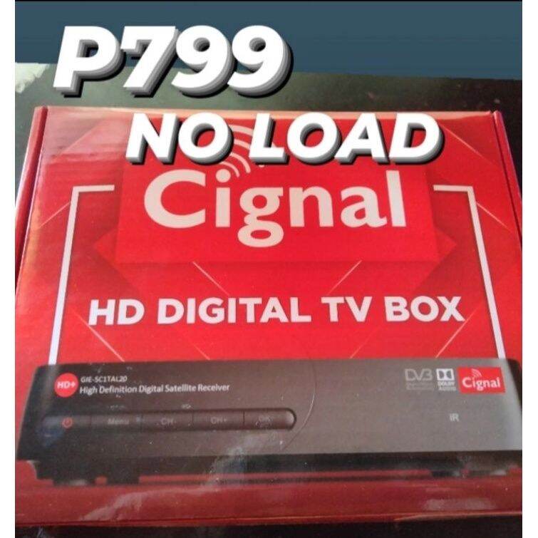 Cignal HD Prepaid Box and SET with FREE 2,000 LOAD (1,000 load for 2 ...