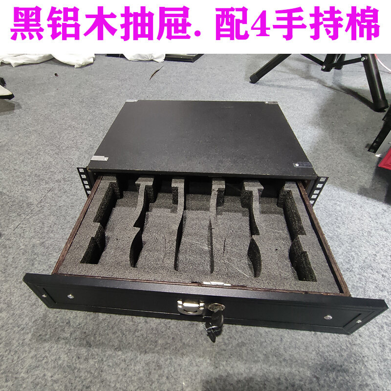 2U All-Metal Drawer Speaker Amplifier Equipment Cabinet 3U Wooden ...