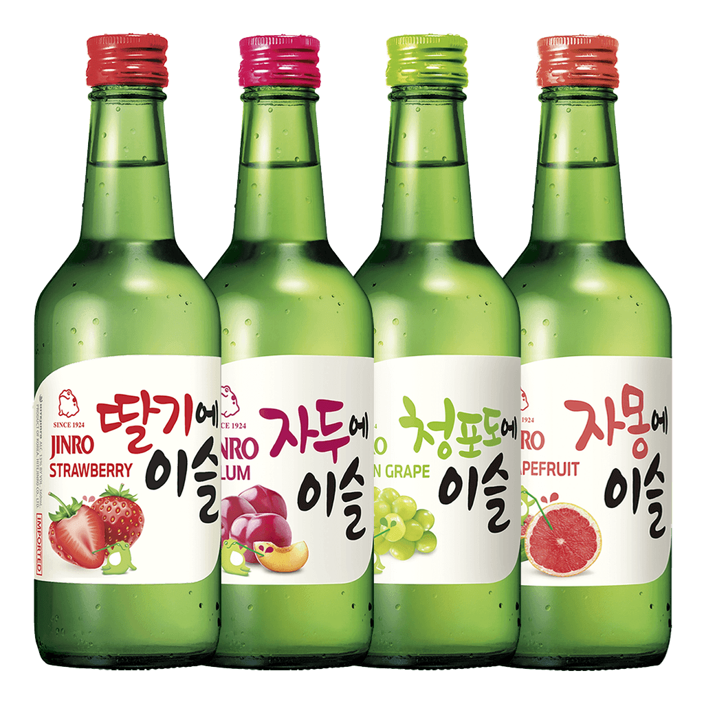 Flavored Soju Bundle 340 ml (4 bottles of any flavor) | Lazada PH