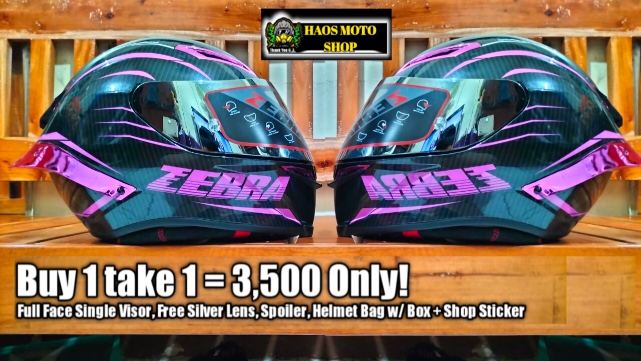 Zebra Casco 795 full face helmet | Lazada PH