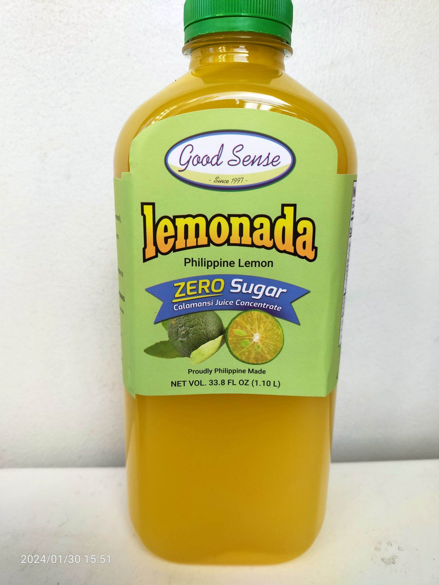 Sugar Free Lemonada Calamansi Juice Concentrate - For Diabetics Zero ...