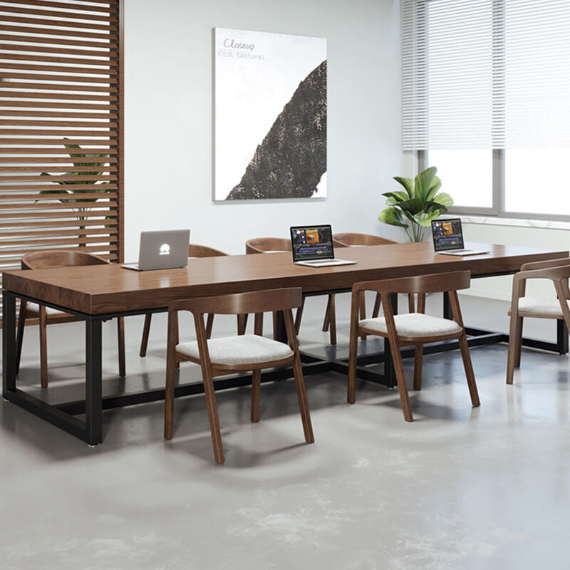 Solid Wood Computer Table Conference Table Long Table Library Desk ...
