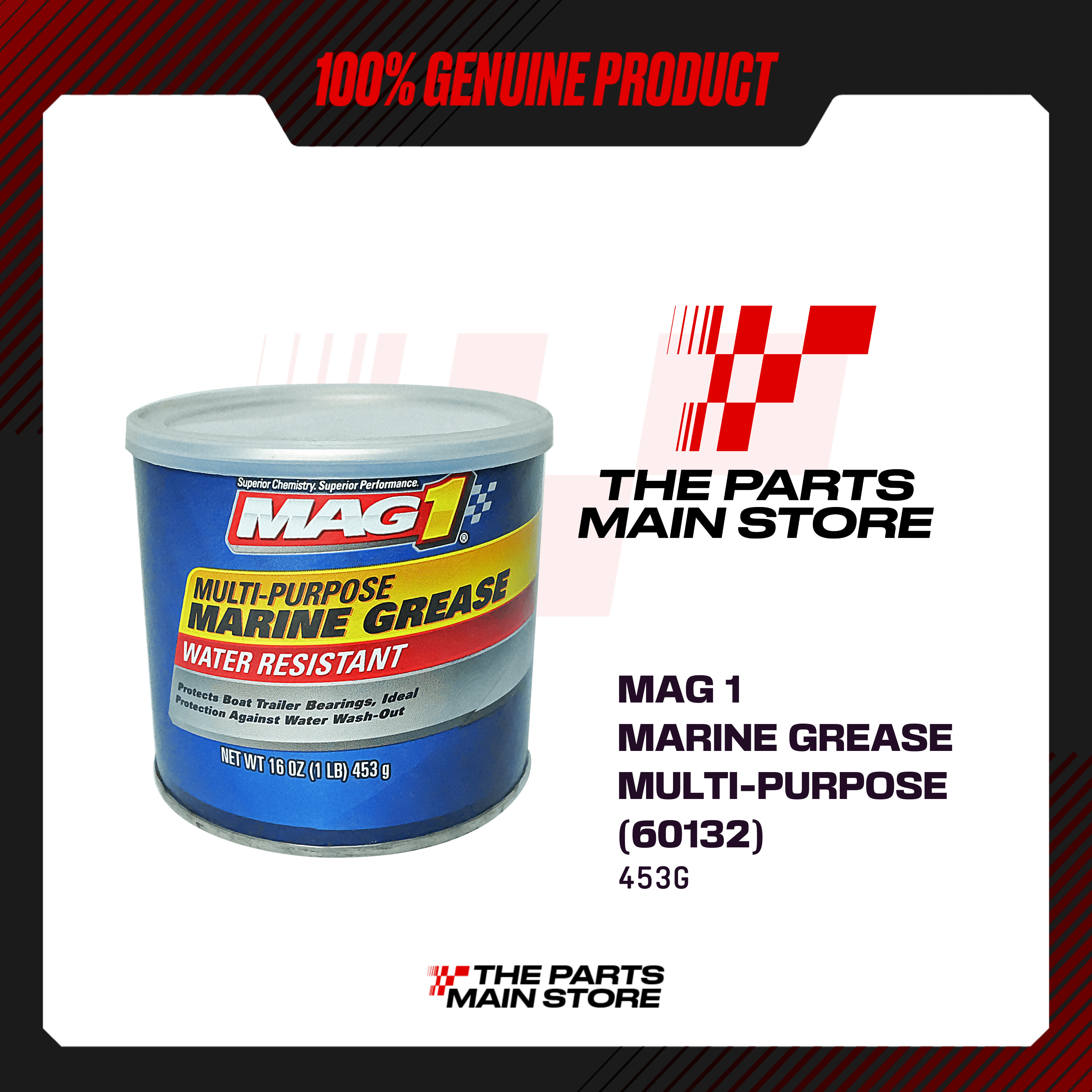 MAG-1 GREASE MULTI-PURPOSE LITHIUM MARINE GREASE NLGI 2 #60132 (1lbs ...